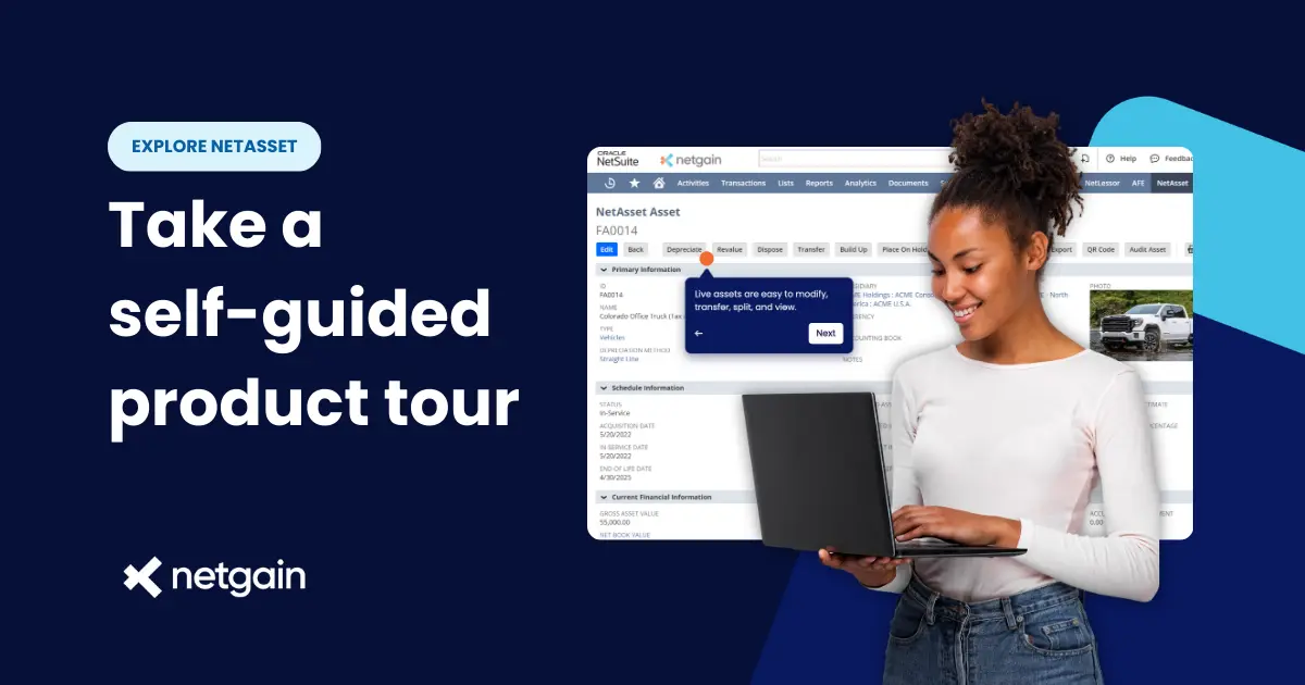 NetAsset for NetSuite Product Tour | Netgain
